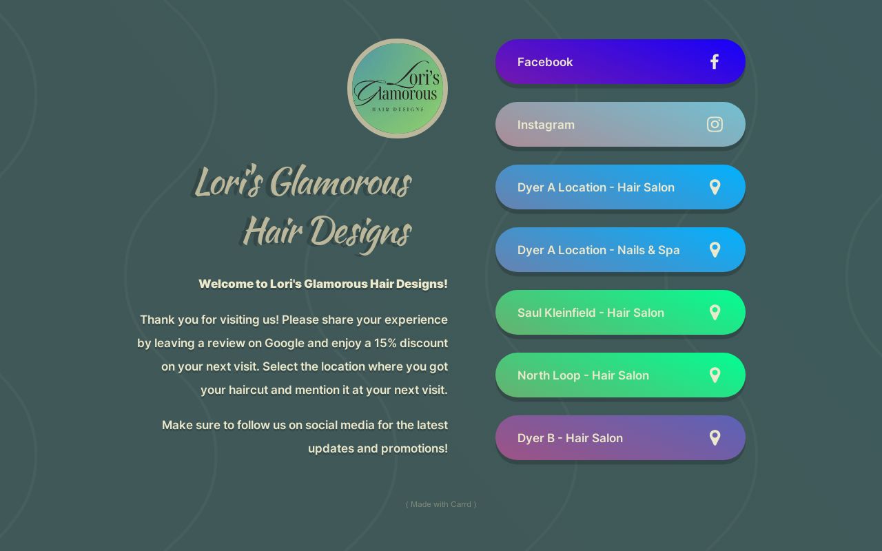 Lori's Glamorous Hair Designs